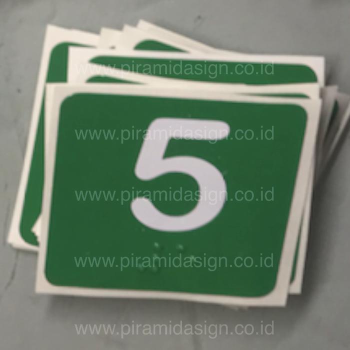 Jual Tombol lift elevator braile angka 5 stiker tuna netra - Kota ...