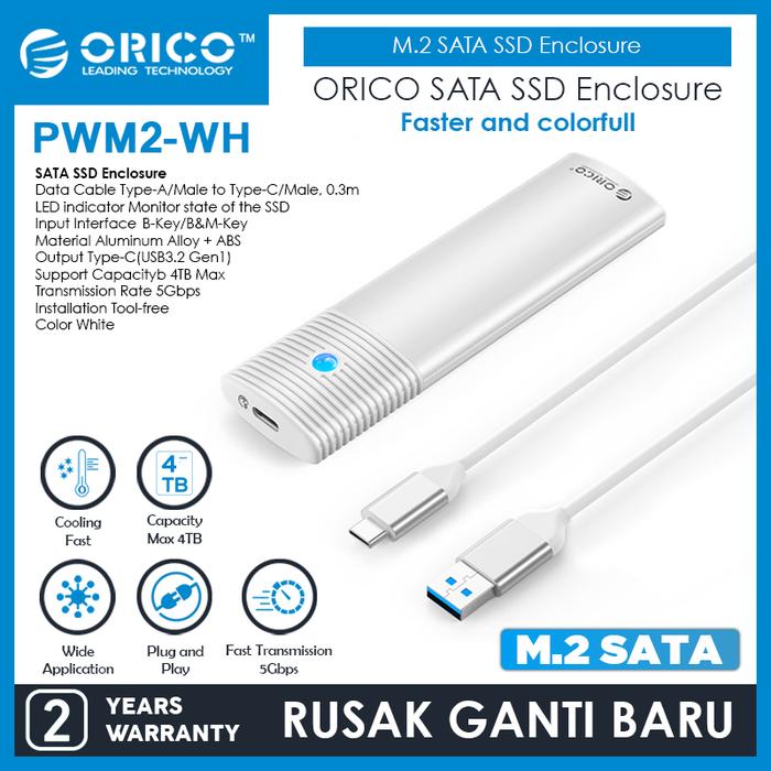 Promo ORICO M2 NVMe / M2 SATA NGFF / Dual Protocol Enclosure - PWM2 ...
