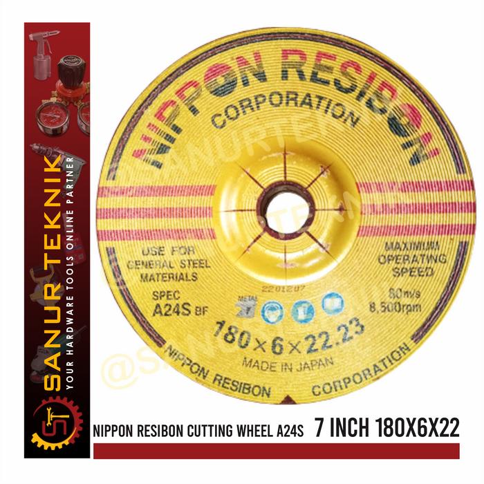 Jual Batu Gerinda / Nippon Resibon GRINDING Wheel / Batu Gerinda A24S 7 ...