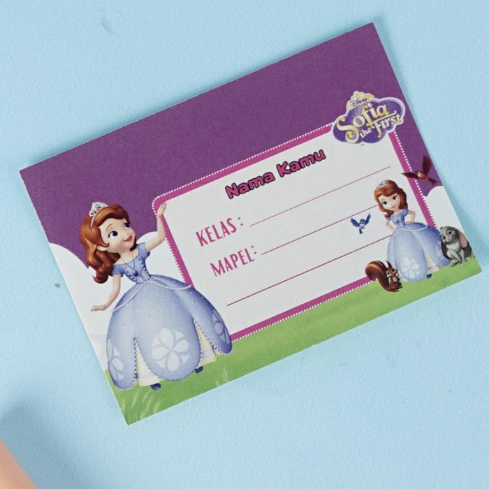Jual Stiker Label Buku Mata Pelajaran Mapel Anak Sekolah Cetak Label ...