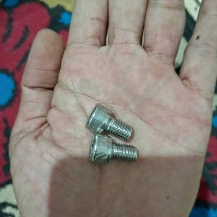 Jual baut socket/baut L m8x12mm stainless sus 304 pitch 1.25 - Kab ...