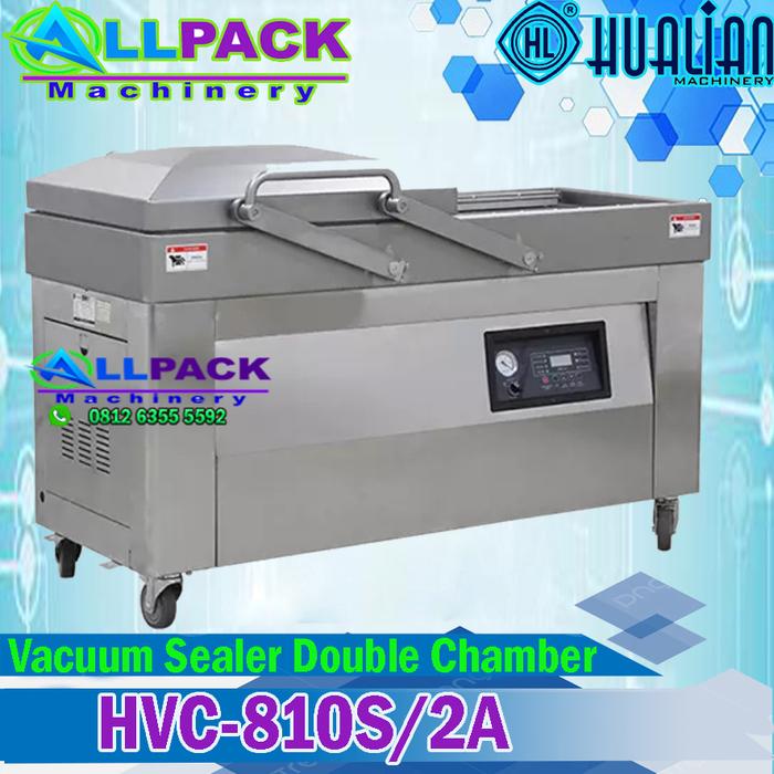 Jual Mesin Vacuum Sealer Kemasan Double Chamber HVC-810S/2A Hualian ...