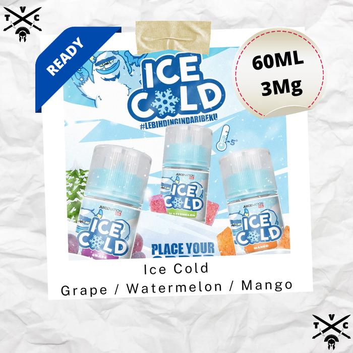 Jual liquid ice cold mangga 60ml mango 3mg icecold - Jakarta Timur ...