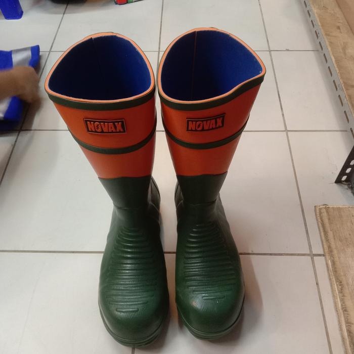 Jual sepatu safety anti listrik Novax / electrical safety boot novax ...