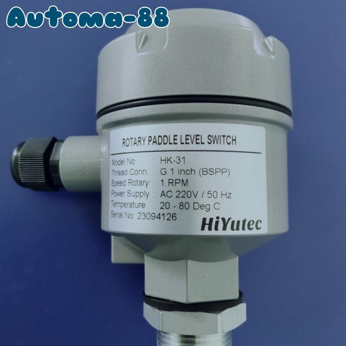 Jual Hiyutec HK-31 Rotary Paddle Level Switch AC 220V Solid Media Level ...