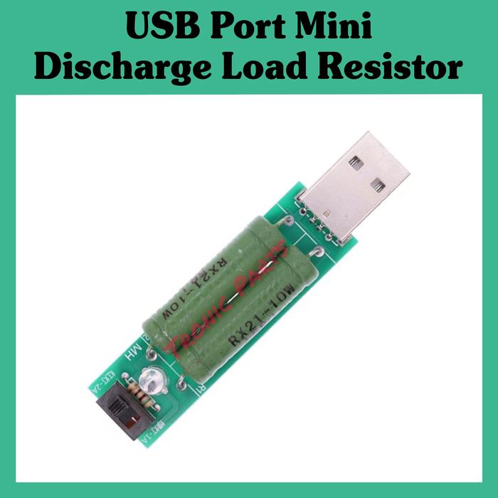 Jual Dummy Load Resistor 1A 2A Mini Battery Discharge Load USB Doctor ...