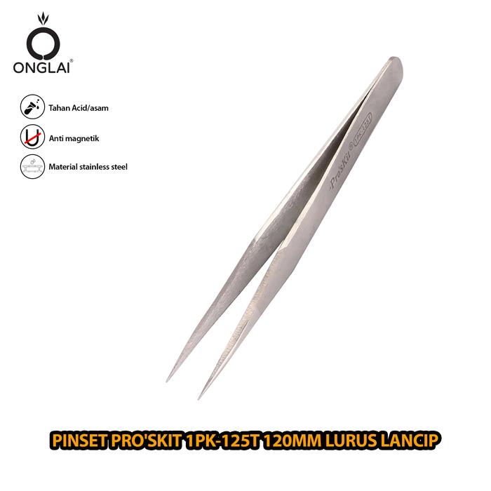 Promo Pinset Proskit 1PK-125T 120Mm Lancip Pinset Cabut IC Extractor ...