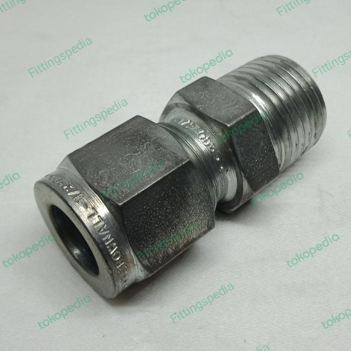 Jual Fitting Male Connector OD 1/2" X 1/2" Drat Besi BROWNALL - Jakarta ...