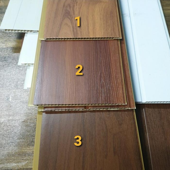Jual pvc plafon doff laminate 7mm coklat tua - Jakarta Barat - borneo ...