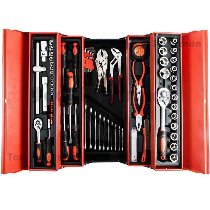 Jual Alat Bengkel 85 Pcs Kunci Sok Set Pekerjaan Otomotif Tool Set ...
