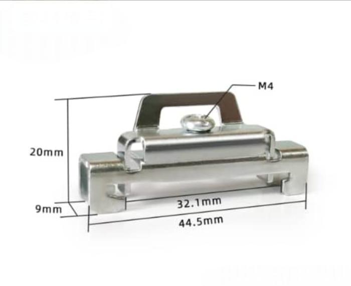 Jual STOPPER BESI / END PLATE TERMINAL BLOCK MODEL BNL6 - 1 Tingkat ...