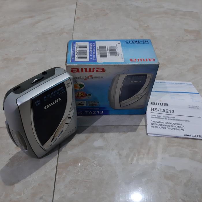 Jual Aiwa Walkman HS-TA213 No Sony Rare Box Manual Vintage Nostalgia Murah - Kota Tangerang ...