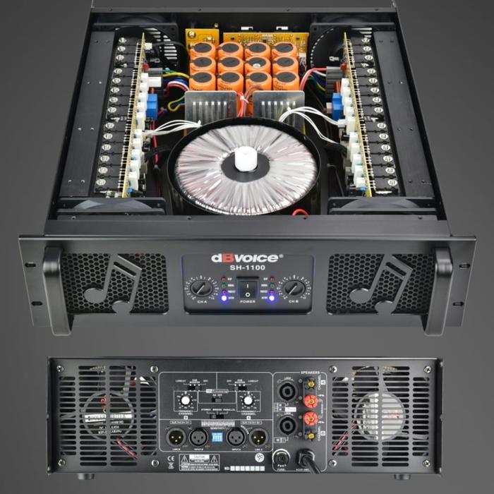 Jual POWER AMPLIFIER DBVOICE SH1100 3U SH 1100 DB VOICE GARANSI 1 TAHUN ...