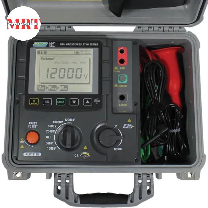 Jual Kyoritsu 3128 Digital High Insulation Tester Megger 12 KV ...