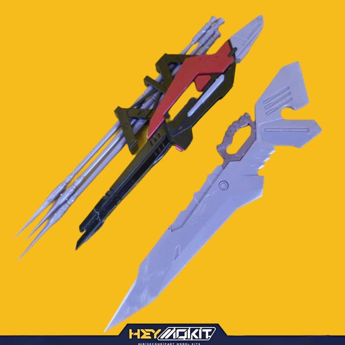 Jual MG 1/100 ASTRAY GOLD FRAME AMATSU MINA SHIELD GUN BIG KNIFE SPEAR ...