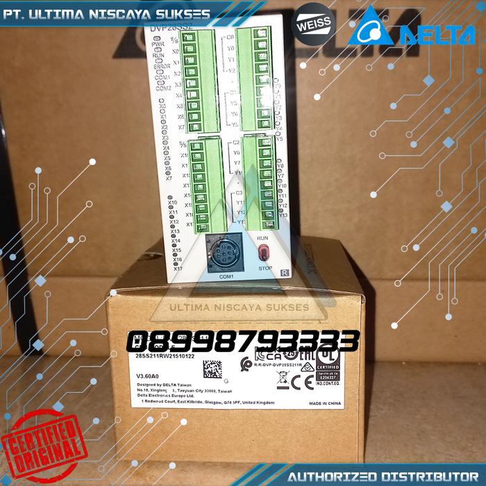 Jual DVP28SS211R Plc Delta DVP-SS2 Series 16DI 12DO - Jakarta Pusat ...