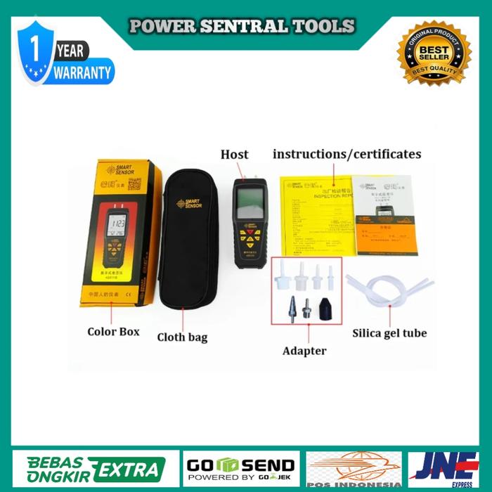 Jual Manometer Pressure Gauge Smart Sensor AS511 Air Differential AS-511 - Jakarta Barat - power ...
