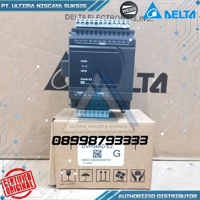 Jual DVP04AD-E2 Analog Input Module PLC DELTA DVP-ES2 4AI - Jakarta Pusat - Ultima Niscaya ...