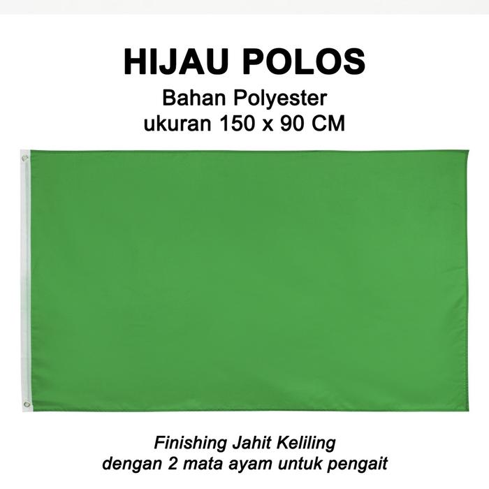 Jual Bendera Polos / Blank Flag ukuran Besar - Hijau - Kota Bekasi ...