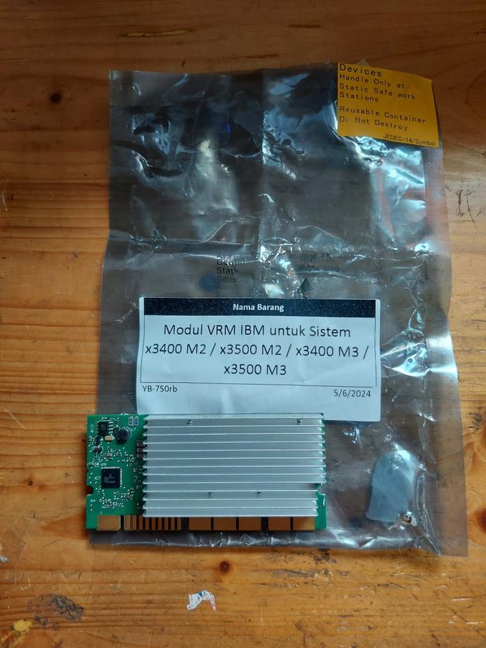 Jual Modul VRM IBM Untuk Server Sistem X3400 M2 / X3500 M2 / X3400 M3 ...