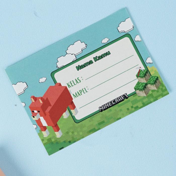 Jual Stiker Label Buku Mata Pelajaran Mapel Anak Sekolah Cetak Label ...