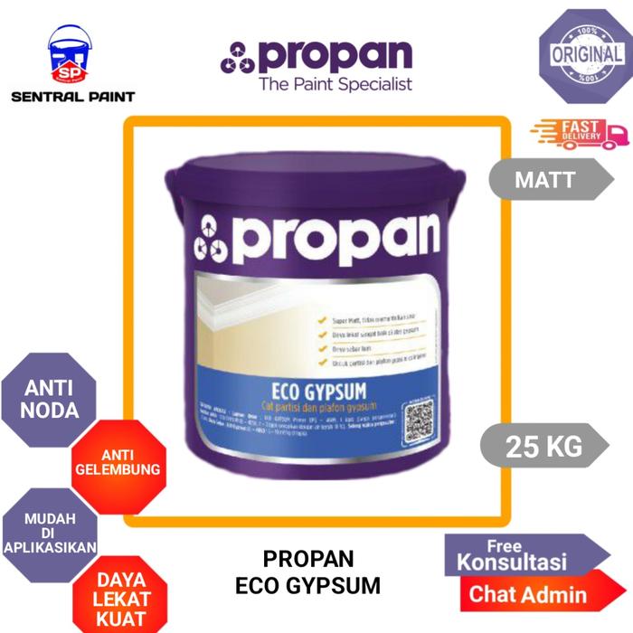 Jual CAT PLAFON ECO GYPSUM Acrylic Emulsion Paint for Gypsum Board EE ...