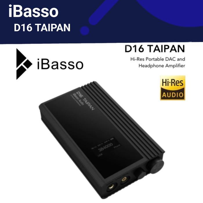 Jual headphone amplifier iBasso audio D16 TAIPAN HI-RES portable DAC ...