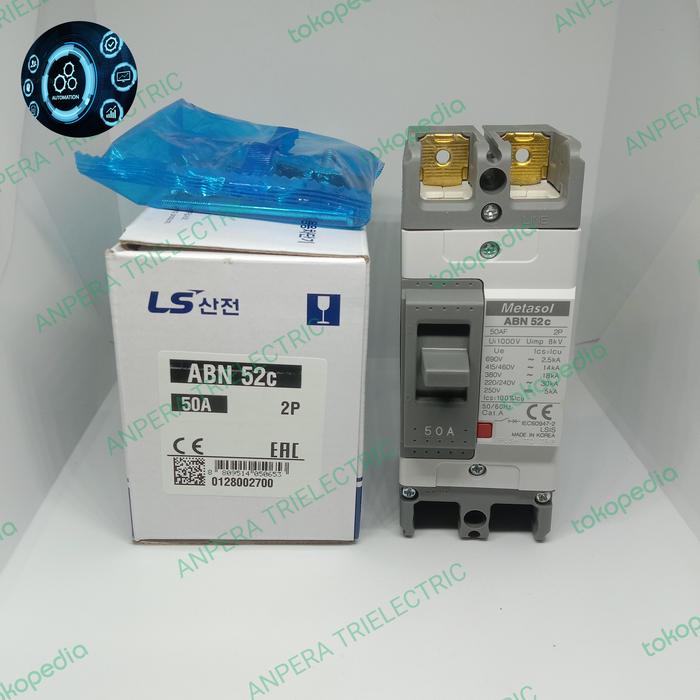 Jual ABN-52c MCCB LS is 50 A 2 Pole 50/60Hz Mccb ABN-52c MADE IN KOREA ABN-52c MCCB LS is 50 A 2 ...