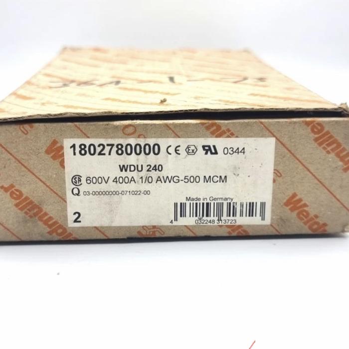 Jual WDU 240 TERMINAL BLOCK 240mm WEIDMULLER 1802780000 TERMINAL 240mm ...