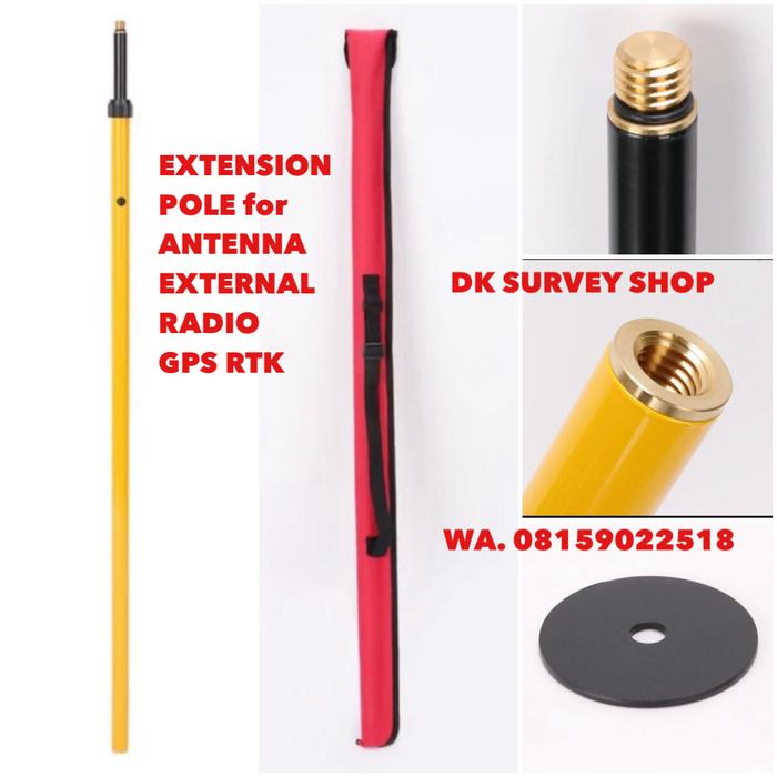 Jual EXTENSION POLE utk ANTENA EXTERNAL RADIO GPS GEODETIK / TELESCOPIC ...