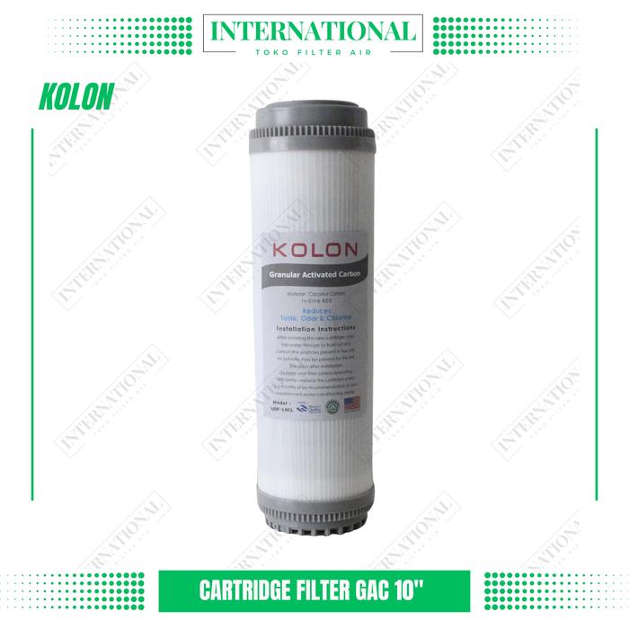 Jual Filter air GAC 10 Inch /Cartridge Filter Air Granular Activated ...