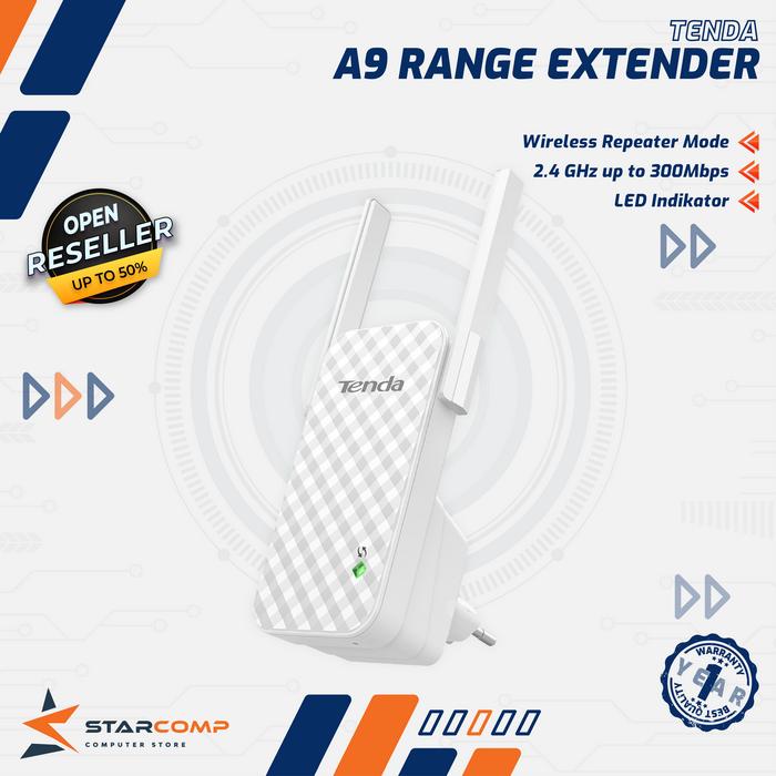 Jual Tenda A9 Wireless N300 Universal Wifi Range Extender wifi reapeter - Kota Semarang ...