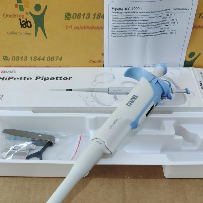 Jual DLAB Hipette Micropipette 10-100 uL autoclavable high quality ...