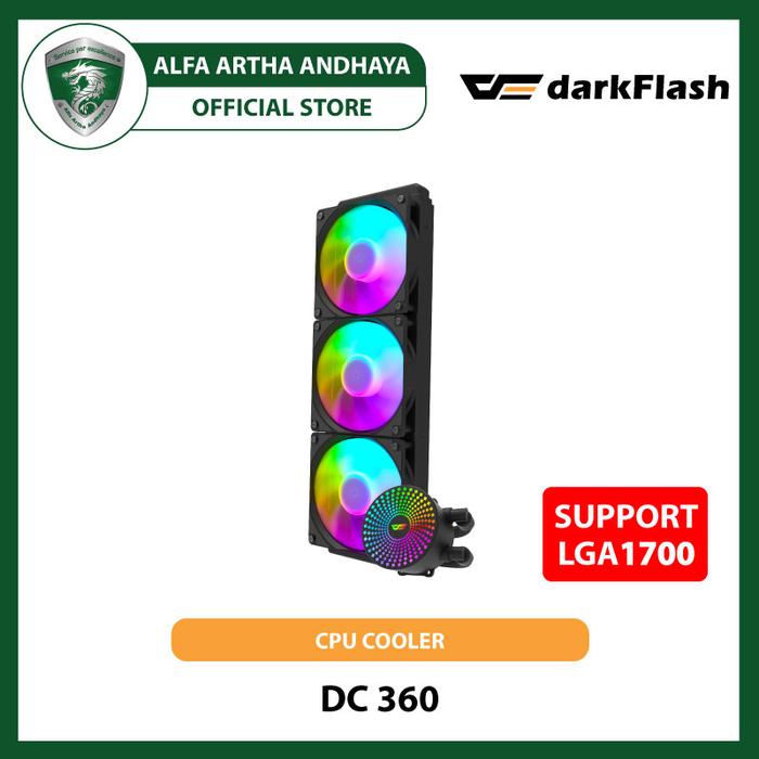 Promo darkFlash DC360 ARGB Liquid CPU Cooler [Support Intel & AMD ...