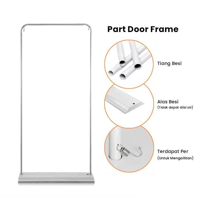 Jual Stand Door frame Banner Stand Banner DoorFrame Plus Cetak Free ...