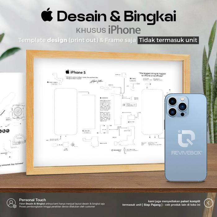 Jual DESAIN & BINGKAI [ Khusus iPhone ] Revivebox Frame Artwork ...