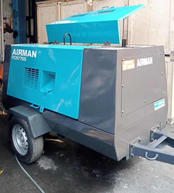 Jual Kompresor Airman PDS 175 CFM Kapasitas 7 BAR Bekas / Rekondisi ...