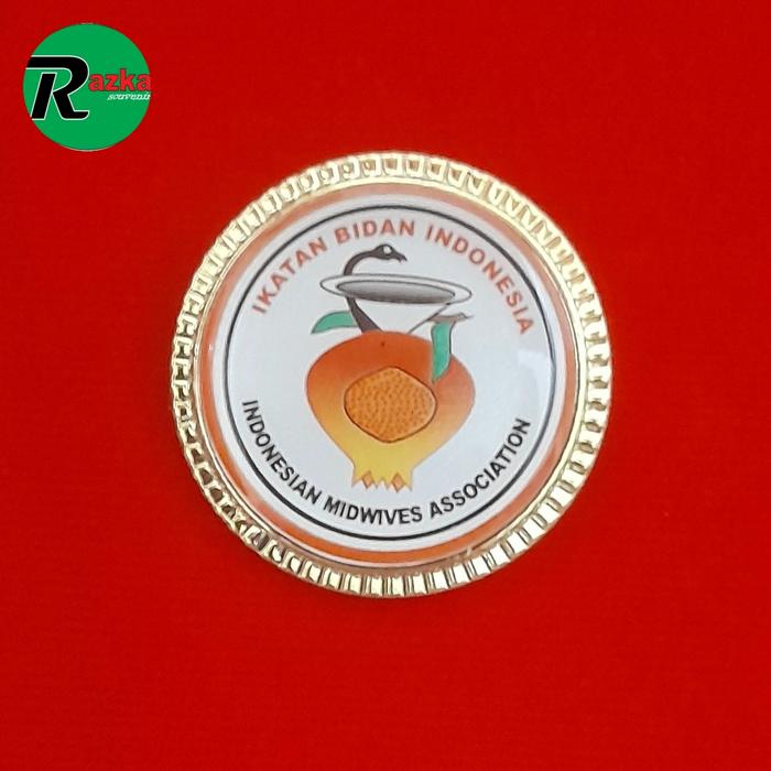 Jual pin bros IBI (ikatan bidan indonesia) model gerigi) logo baru - Jakarta Timur - razka ...