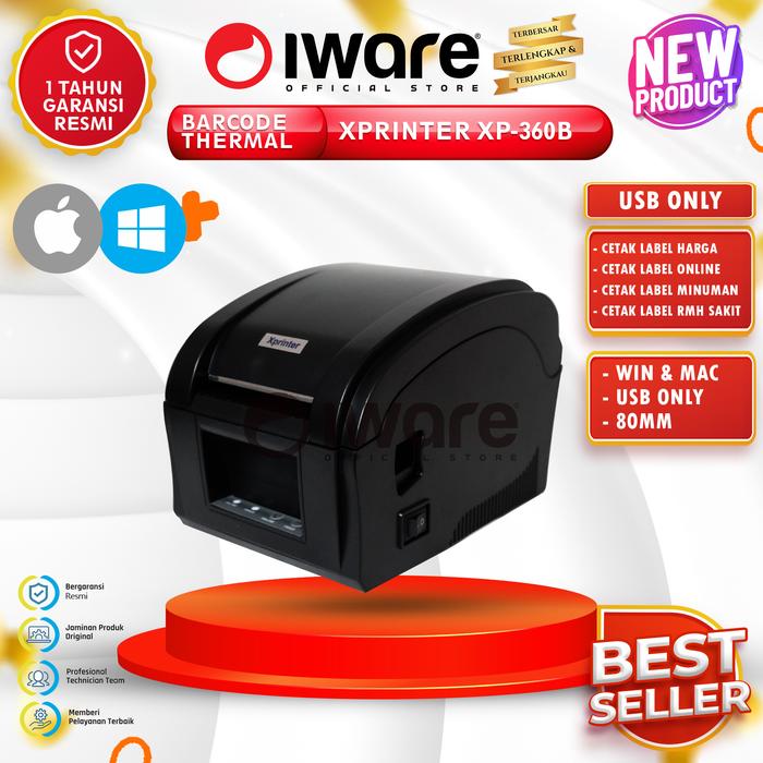 Xprinter Xprinter Xp360b Thermal Barcode Label Printer Wholesale Pos
