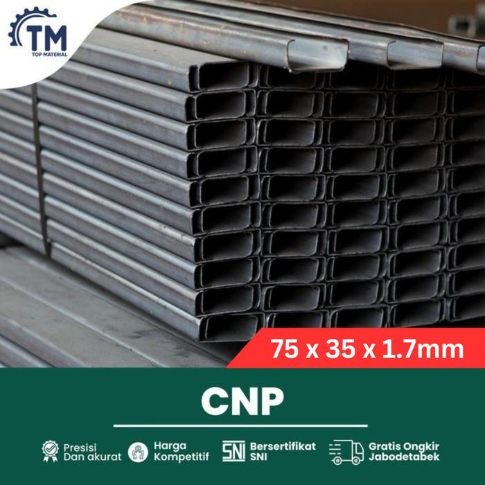 Jual Harga Besi CNP 75 x 35 x 1.7mm Panjang 6 Meter Kanal C Channel ...