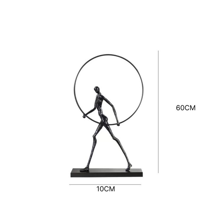 Jual Pajangan Meja Patung Modern Black / Human Figure Statue 1501 - 1 ...