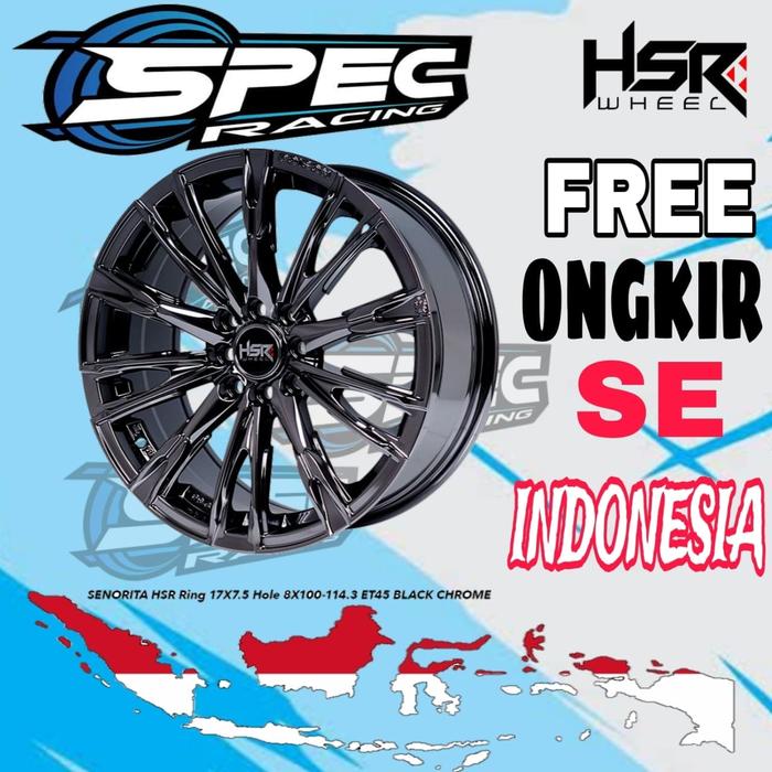 Jual Velg Racing HSR SENORITA Ring 17 Mobil Livinna City Mazda2 Jazz Raize - Kota Medan - Spec ...