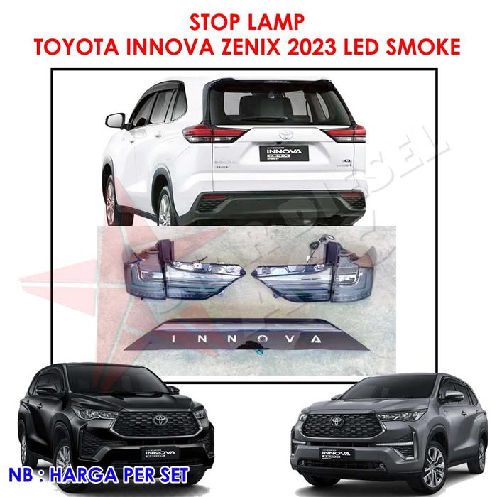 Jual LAMPU STOP ZENIX LED SMOKE STOP LAMP INNOVA ZENIX 2023 SMOKE ...