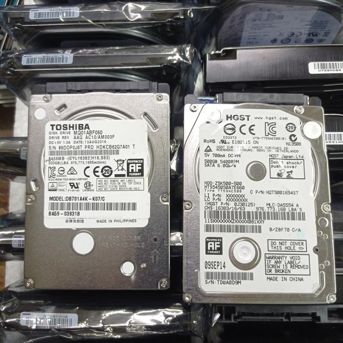 Jual harddisk eksternal Hdd laptop 2'5 500gb slim original second - Jakarta Pusat - DINAMIKA ...