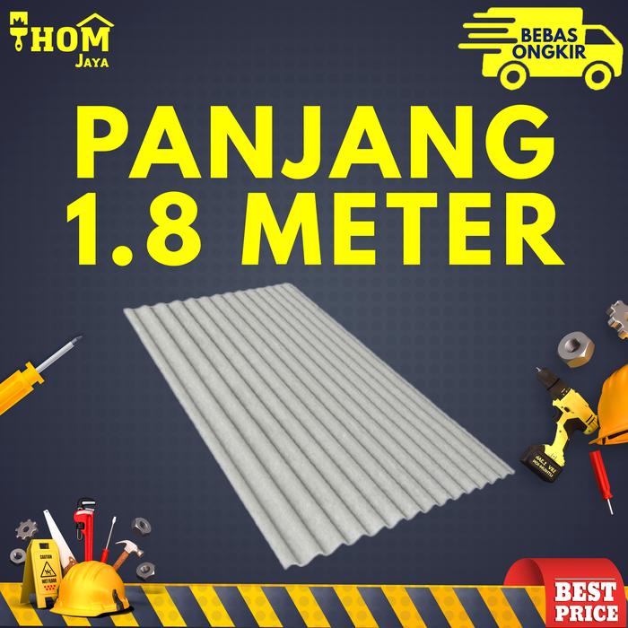 Jual ATAP ASBES GELOMBANG - PANJANG 3 METER - NUSABESS - 1.5 METER ...
