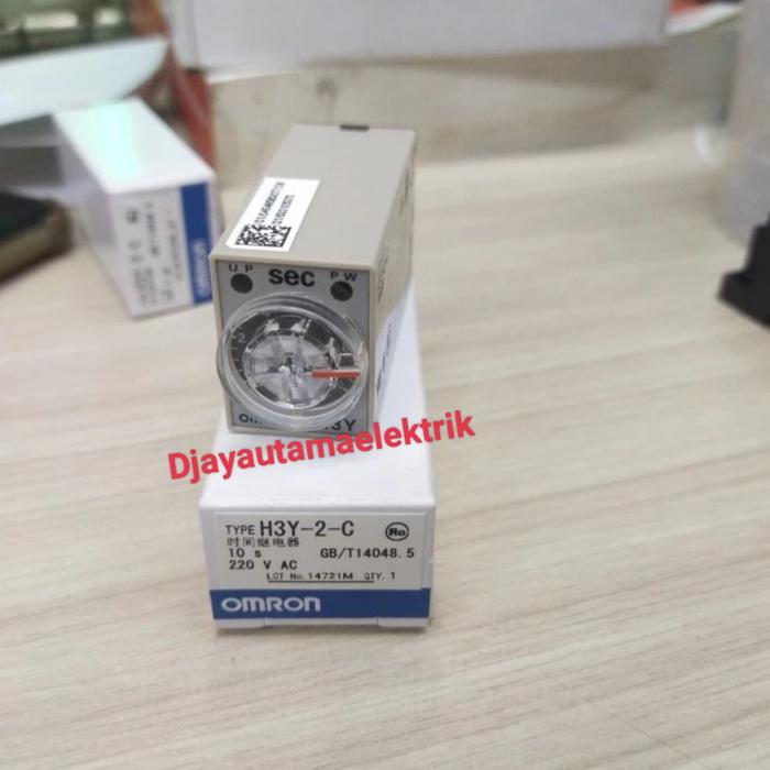 Jual Timer H3Y-2-C 10s 220VAC OMRON ORIGINAL - Jakarta Pusat - DJAYA UTAMA ELEKTRIK | Tokopedia
