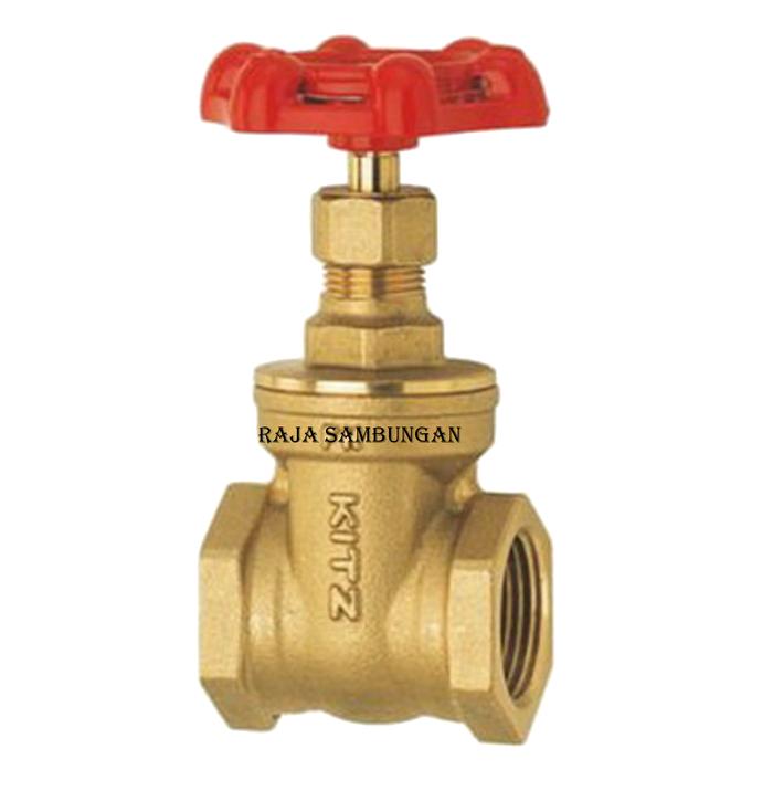 Jual Gate valve Kuningan 3/4 Inch KITZ ORIGINAL ASLI Kran Sambungan ...