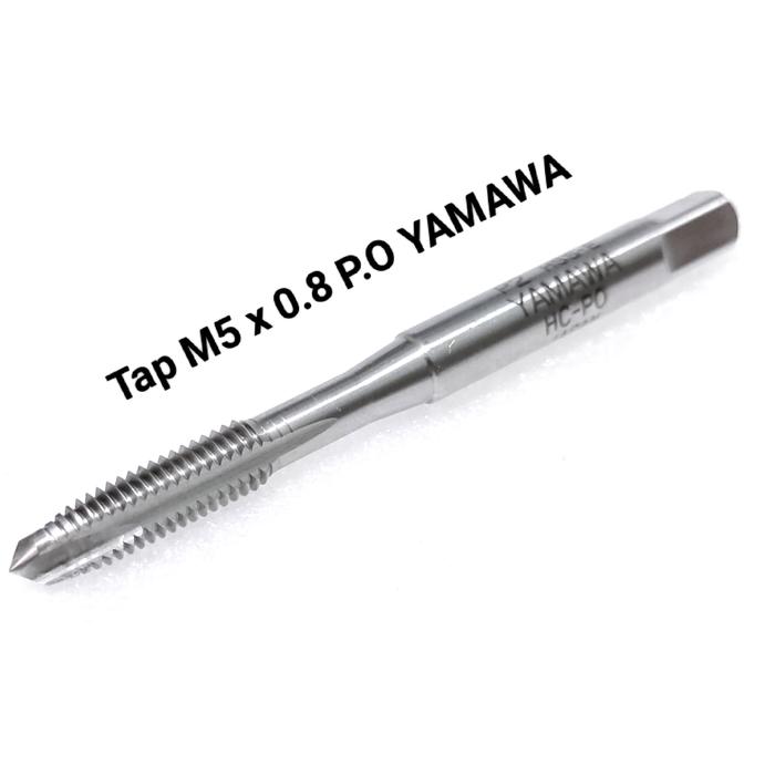 Jual Tap M5 x 0.8 P.O YAMAWA Kondisi Bekas | Tapping M5x0.8 Lurus ...