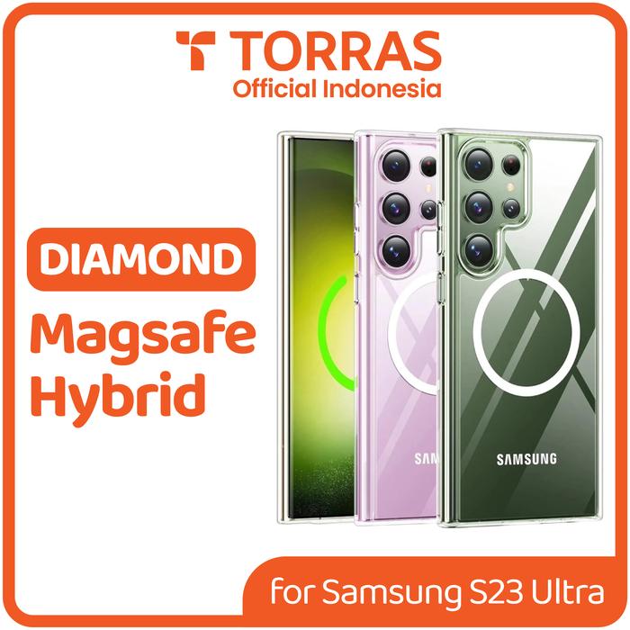 Jual Case Samsung Galaxy S23 Ultra Torras Diamond Magsafe Clear Slim Casing - Jakarta Barat ...