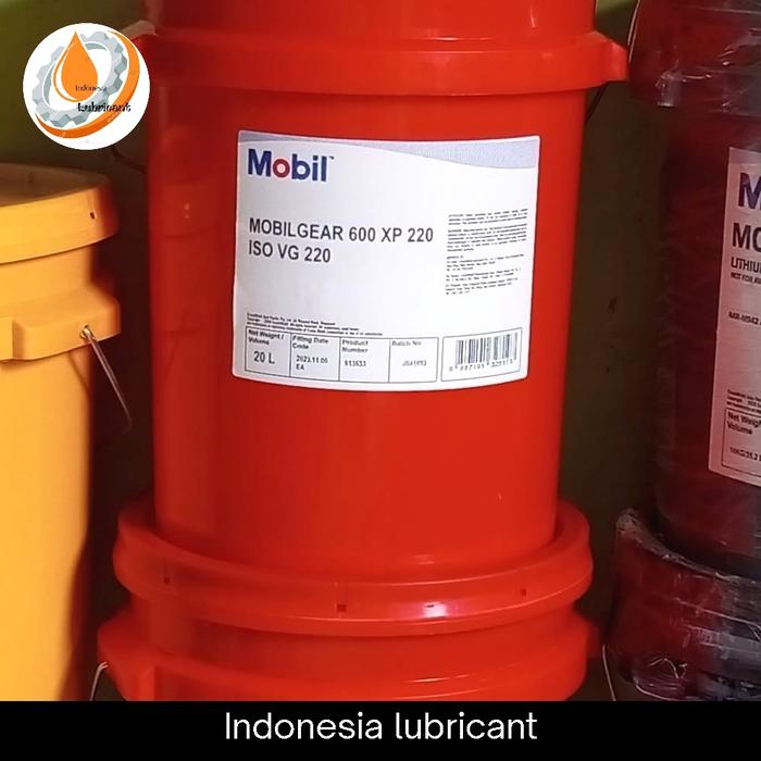 Jual Mobilgear 600 XP 220 Gear Oil ISO VG 220 Pail 20 liter - Jakarta Barat - indonesia ...